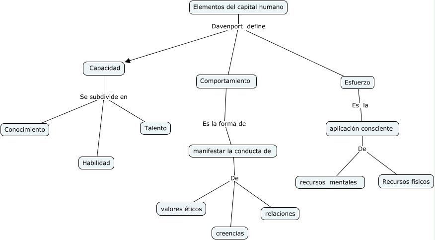 Elementos del capital humano